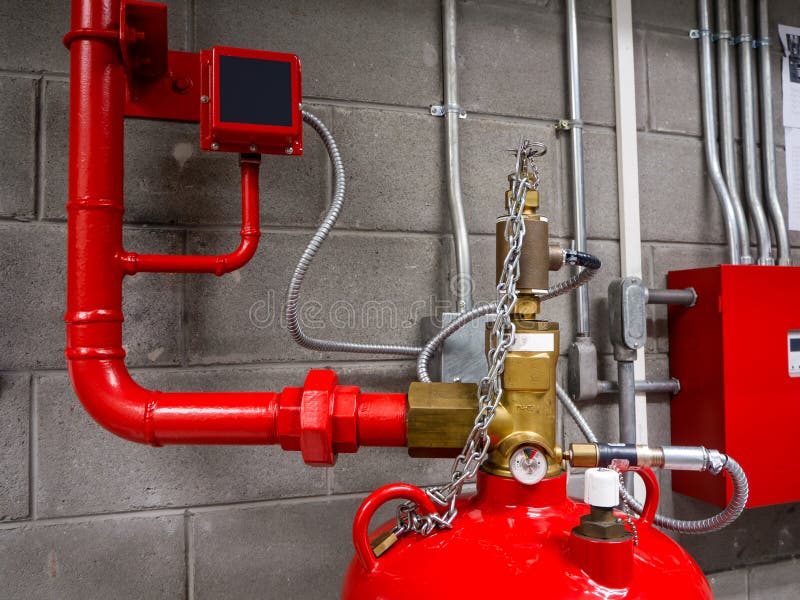 FM200 Gas Flooding System, Gas Suppression System in Data Center Room ...