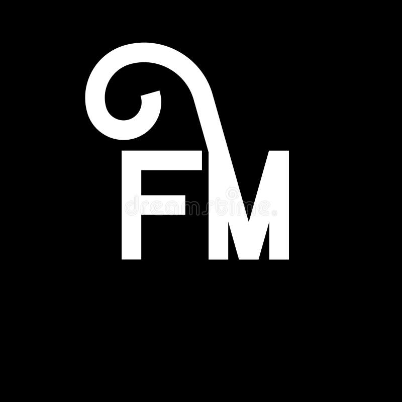 Fm Letter Logo Stock Illustrations – 1,139 Fm Letter Logo Stock ...