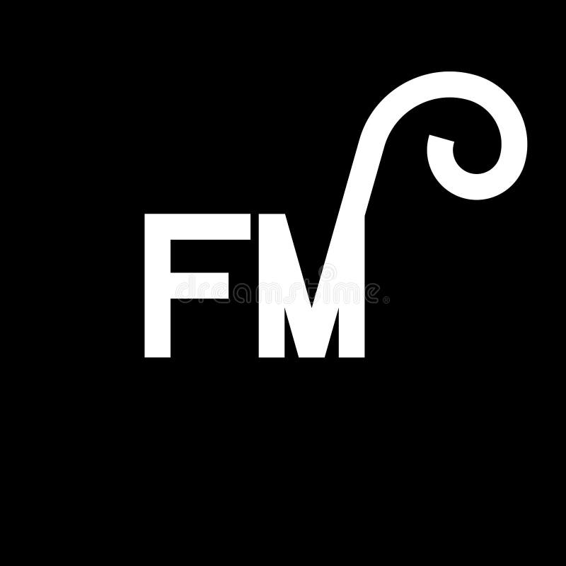 Fm Letter Logo Stock Illustrations – 1,139 Fm Letter Logo Stock ...