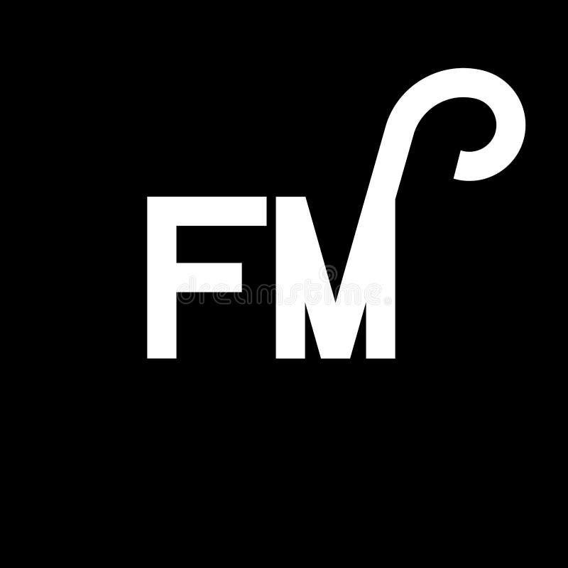 Fm Letter Logo Stock Illustrations – 1,131 Fm Letter Logo Stock ...
