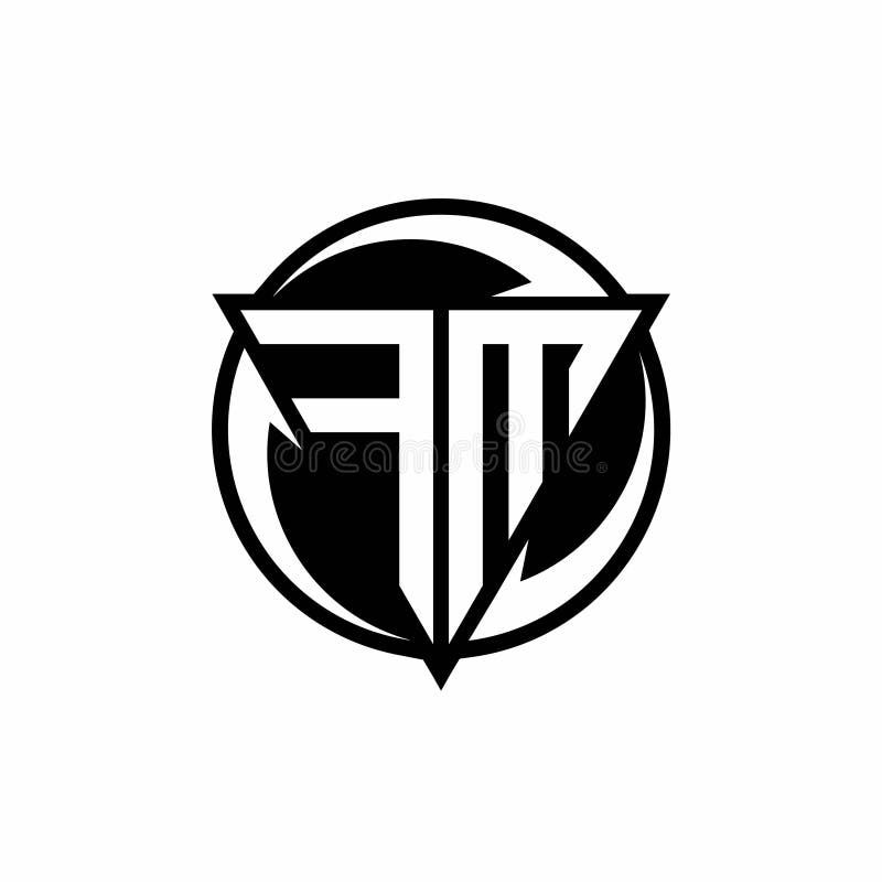 FM Logo Monogram Design Template Stock Vector - Illustration of ...