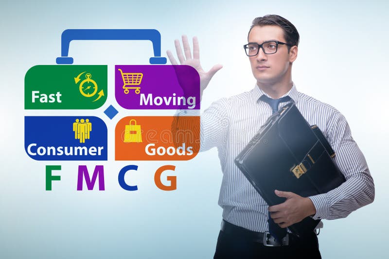 FMCG Concept - Fast Moving Consumer Goods Stock Photo - Image of ...