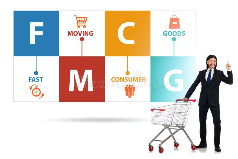 FMCG Concept - Fast Moving Consumer Goods Stock Photo - Image of fast ...