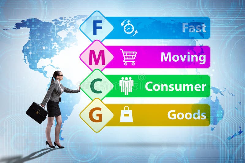 FMCG Concept - Fast Moving Consumer Goods Stock Photo - Image of ...