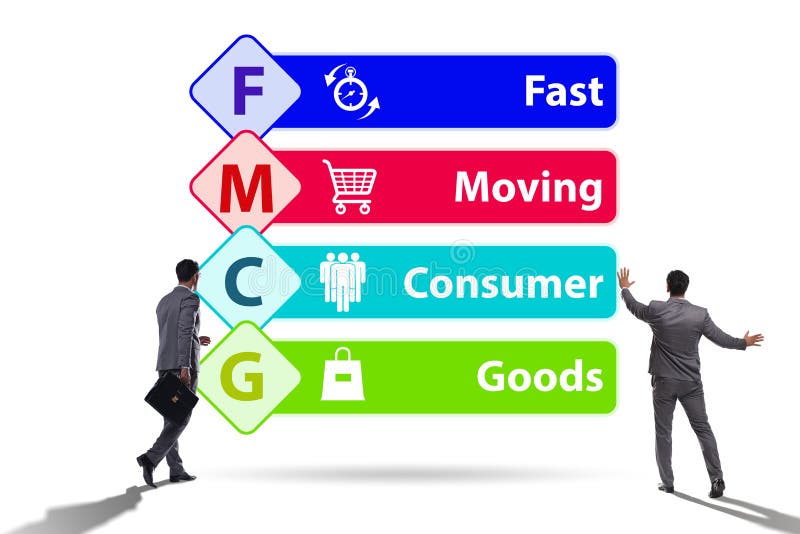FMCG Concept - Fast Moving Consumer Goods Stock Photo - Image of store ...