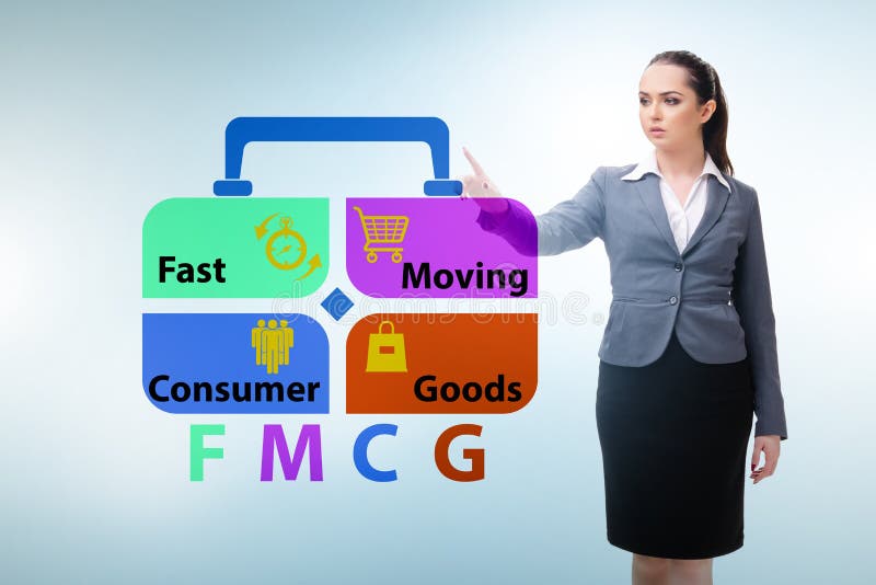FMCG Concept - Fast Moving Consumer Goods Stock Photo - Image of market ...