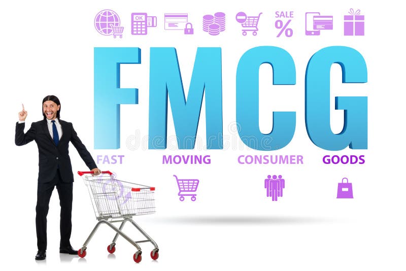 FMCG Concept - Fast Moving Consumer Goods Stock Image - Image of shelf ...