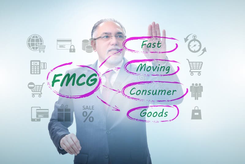 FMCG Concept - Fast Moving Consumer Goods Stock Photo - Image of moving ...