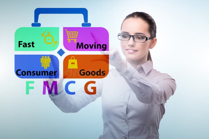 FMCG Concept - Fast Moving Consumer Goods Stock Image - Image of food ...