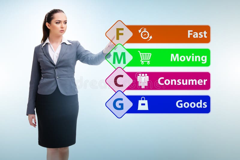 FMCG Concept - Fast Moving Consumer Goods Stock Photo - Image of ...