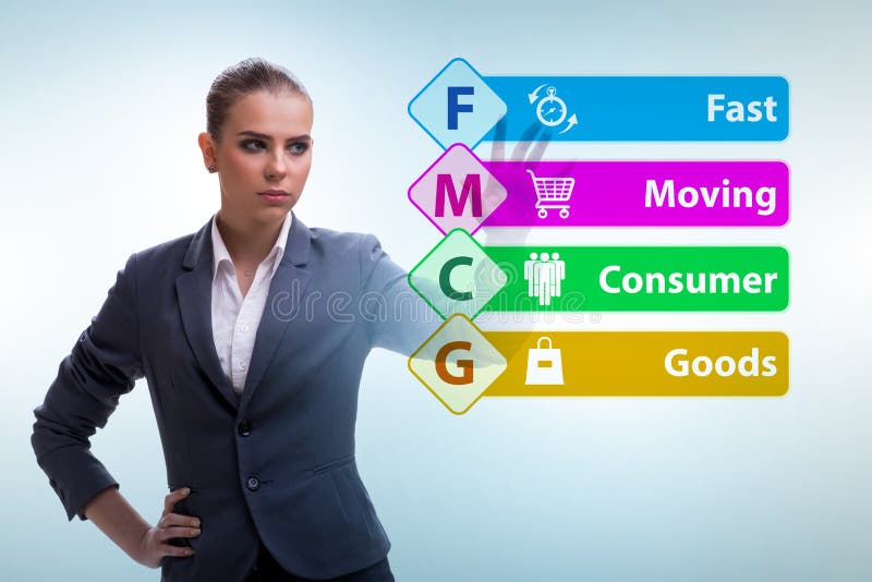 FMCG Concept - Fast Moving Consumer Goods Stock Photo - Image of ...