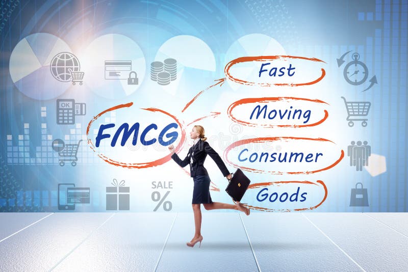 FMCG Concept - Fast Moving Consumer Goods Stock Image - Image of food ...