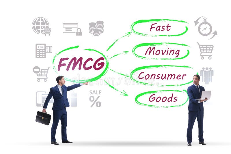FMCG Concept - Fast Moving Consumer Goods Stock Photo - Image of shelf ...