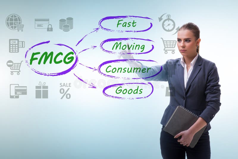 FMCG Concept - Fast Moving Consumer Goods Stock Photo - Image of retail ...