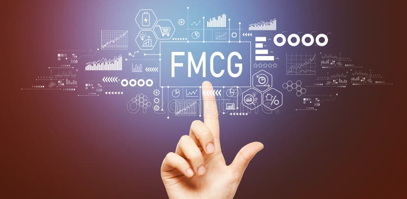 FMCG Theme with Electronic Gadgets and Office Supplies Stock Image ...