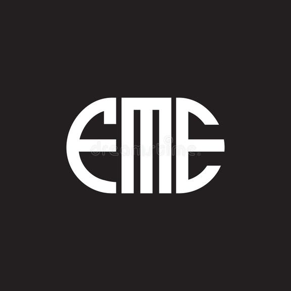 FME Letter Logo Design on Black Background. FME Creative Initials ...