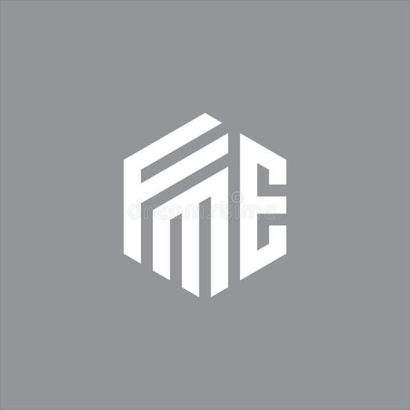 FME Letter Monogram Initial Logo Design Template Vector Illustration ...