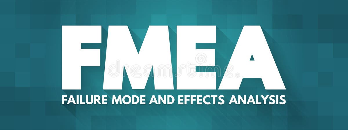 Fmea Failure Modes Effects Analysis Acronym Business Concept ...