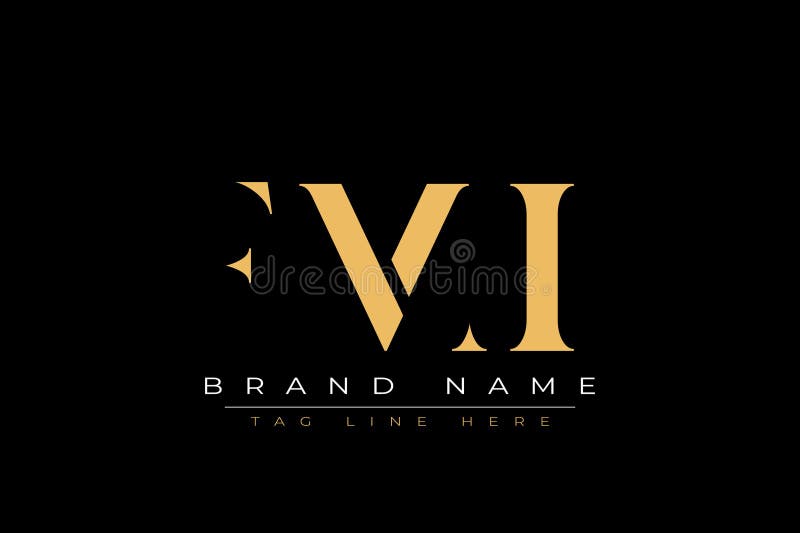 FMI Abstract Letter Logo Design Stock Vector - Illustration of design ...