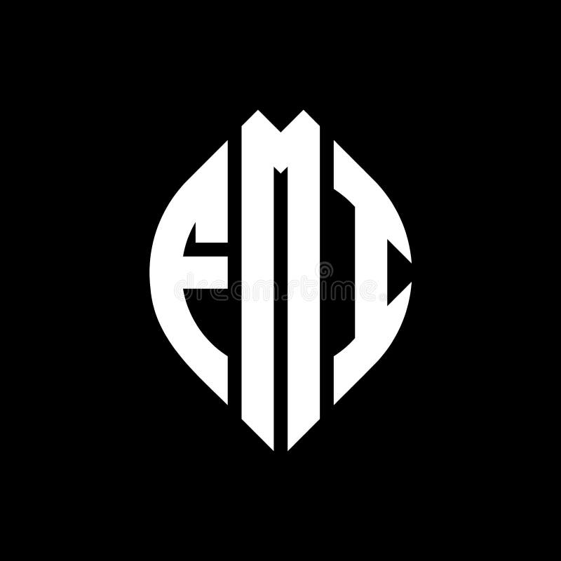 FMI Circle Letter Logo Design with Circle and Ellipse Shape. FMI ...