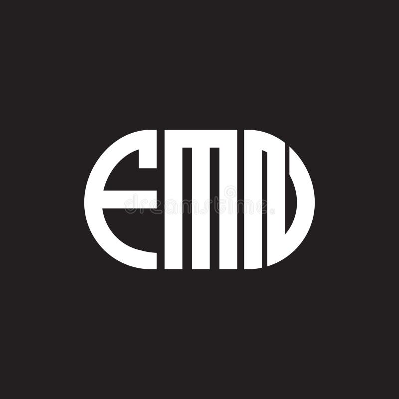 FMN Letter Logo Design on Black Background. FMN Creative Initials ...