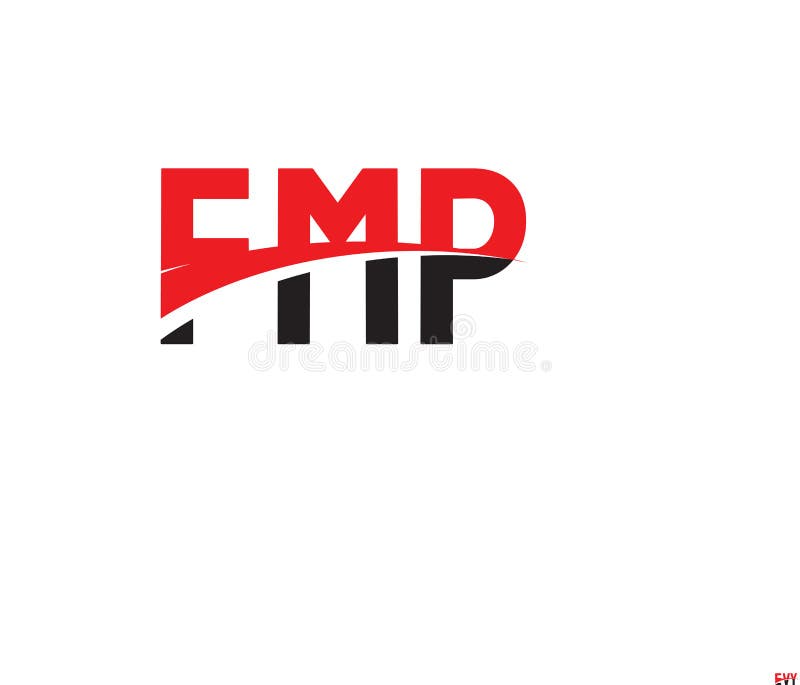 FMP Letter Initial Logo Design Vector Illustration Stock Vector ...