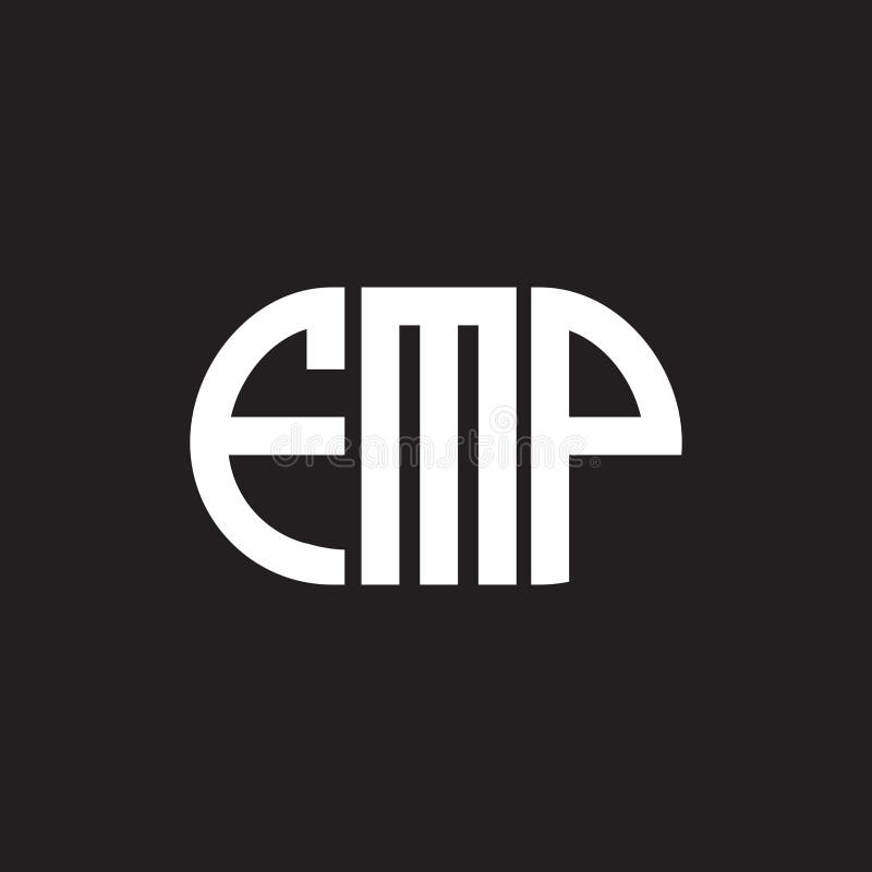 FMP Letter Logo Design on Black Background. FMP Creative Initials ...