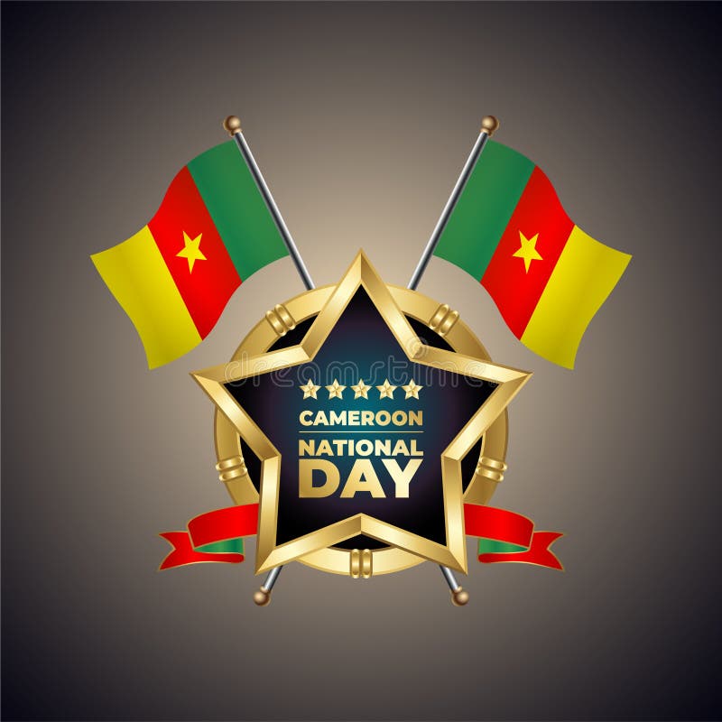 Flag of Cameroon. National Symbol, Vector Illustration Stock Vector ...