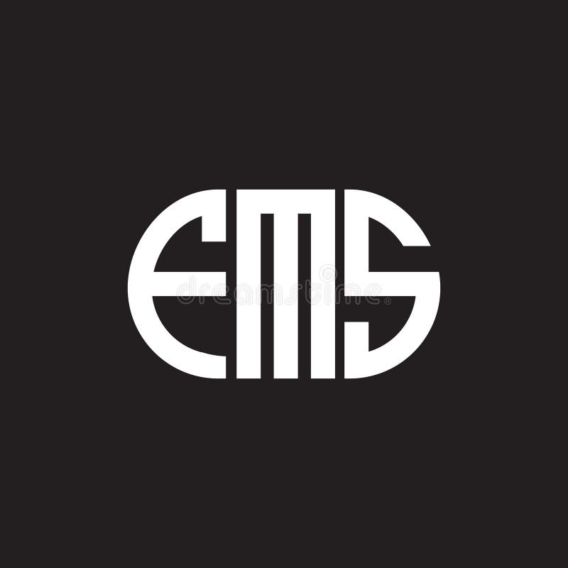 FMS Letter Logo Design on Black Background. FMS Creative Initials ...