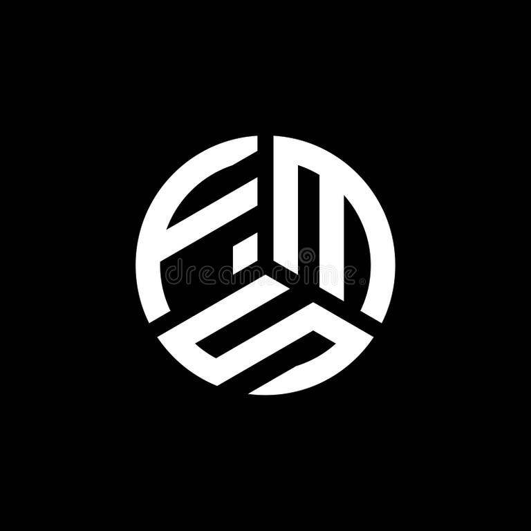 FMS Letter Logo Design on White Background. FMS Creative Initials ...