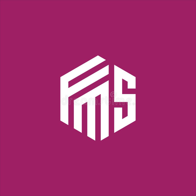 FMS Letter Monogram Initial Logo Design Template Vector Illustration ...