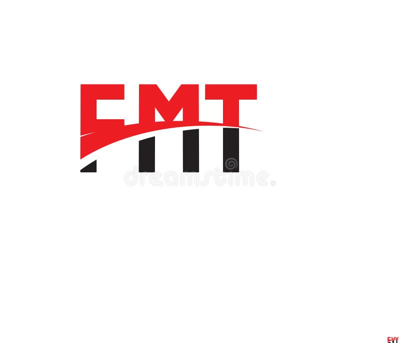 FMT Letter Initial Logo Design Vector Illustration Stock Vector ...