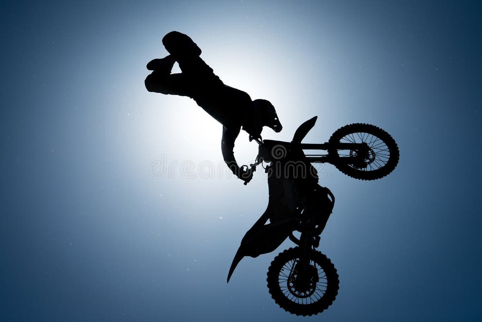 FMX rider performing trick stock photo. Image of national - 24602304