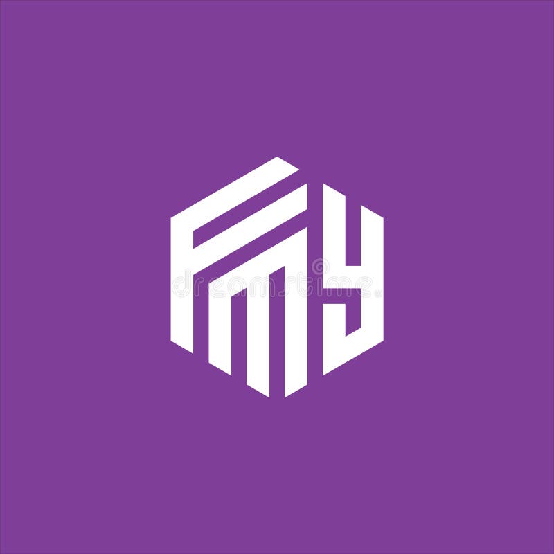 FMY Letter Monogram Initial Logo Design Template Vector Illustration ...