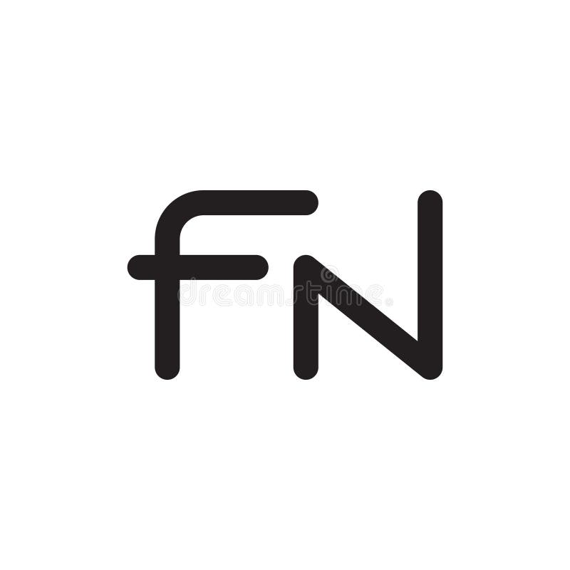 Fn Initial Letter Vector Logo Icon Stock Vector - Illustration of ...