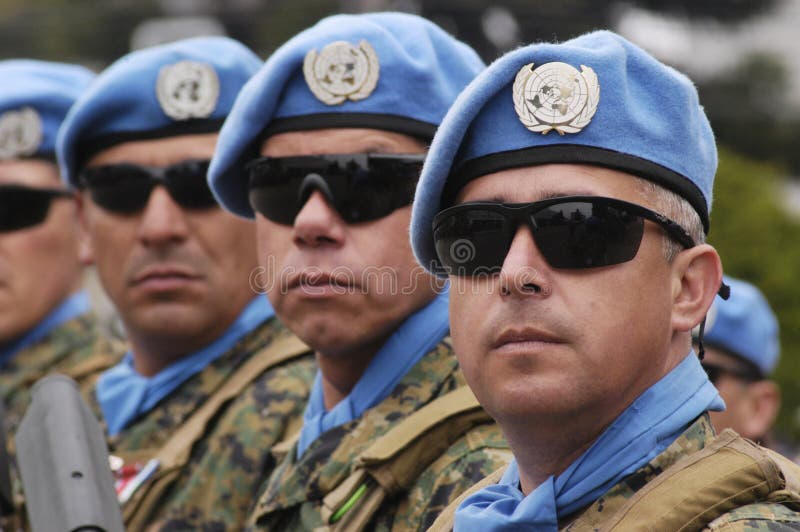 FN-trupper redaktionell bild. Bild av bergsprodukter - 45066511