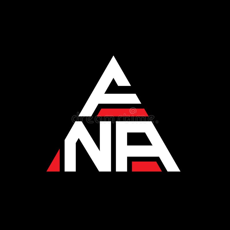 FNA Triangle Letter Logo Design with Triangle Shape. FNA Triangle Logo ...