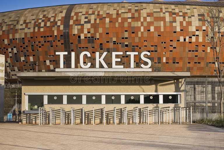 FNB Stadium - Ticket Booth editorial stock image. Image of jozi - 15698714