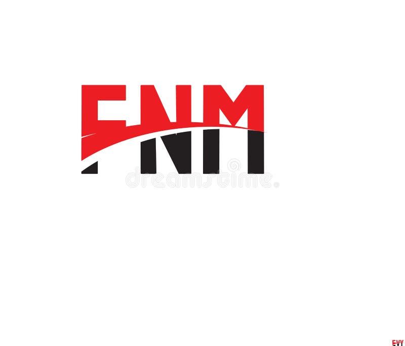 FNM Letter Initial Logo Design Vector Illustration Stock Vector ...