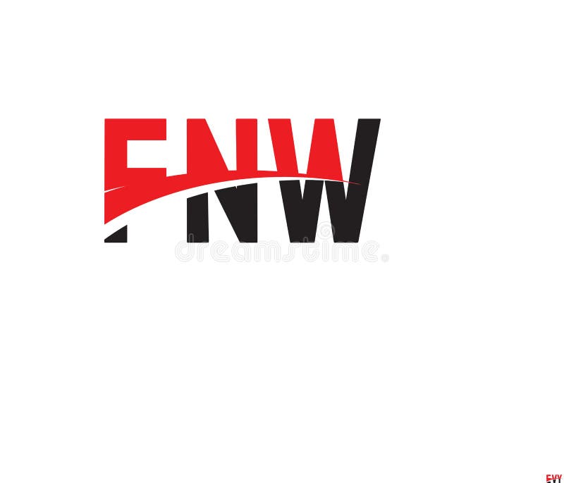 FNW Letter Initial Logo Design Vector Illustration Stock Vector ...