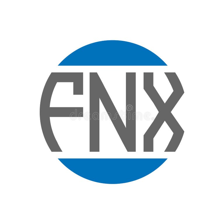 FNX Letter Logo Design on White Background. FNX Creative Initials ...