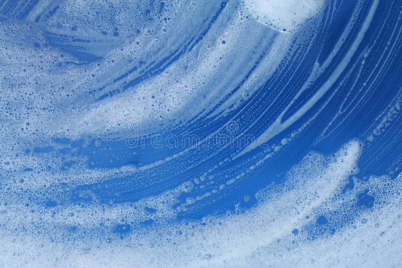 Foam. stock photo. Image of blue, closeup, transparent - 12738946