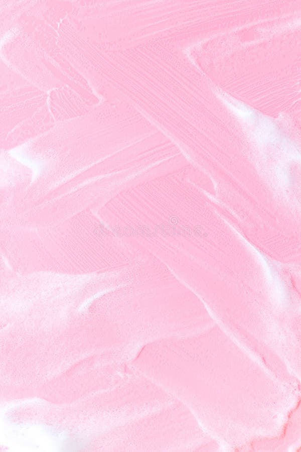 Foam Backgroud on Pink Table Top View Copy Space Stock Photo - Image of ...