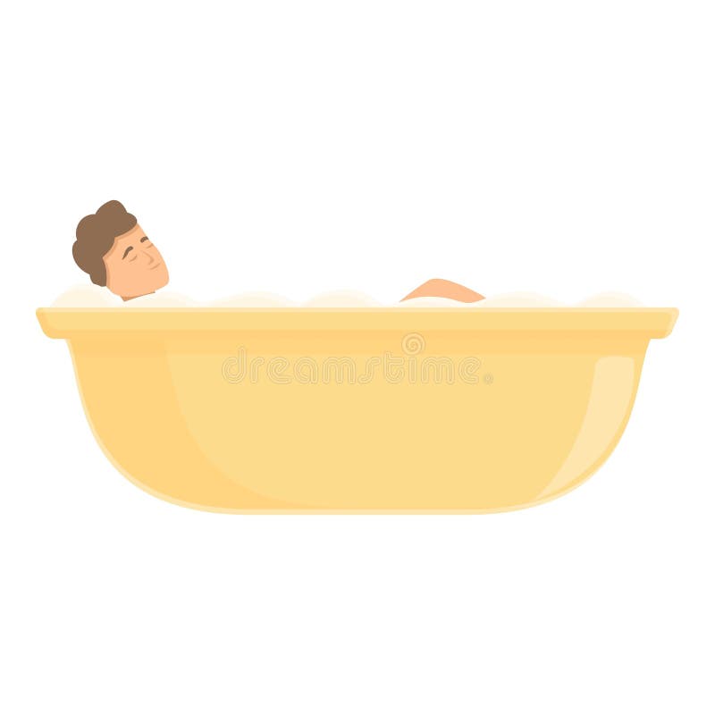 Foam Bath Icon Cartoon Vector. Warm Water Stock Vector - Illustration ...