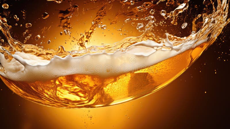 Foam beer abstract stock illustration. Illustration of foam - 336181438