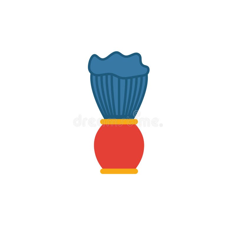 Foam Brush Icon. Flat Creative Element from Barber Shop Icons ...
