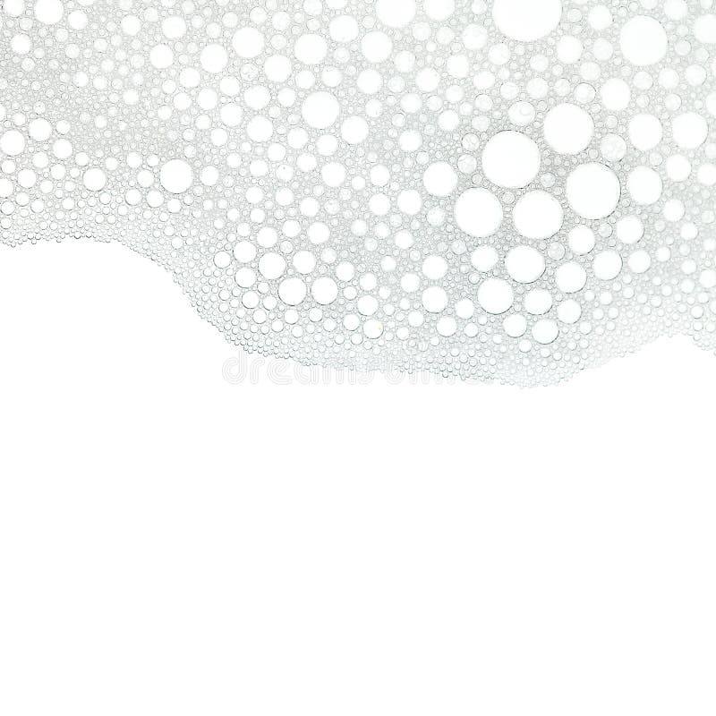 Foam Bubbles Abstract White Background Stock Photo - Image of macro ...