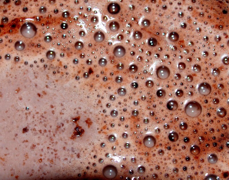 Brown Bubbles Over a Color Gradient Background. Stock Photo - Image of ...