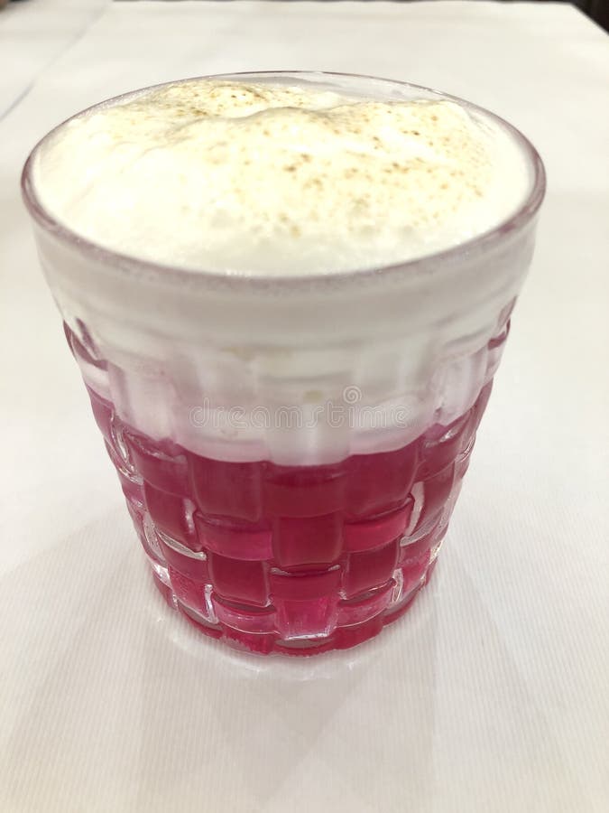 Foam stock photo. Image of strawberry, coconut, white - 215293544