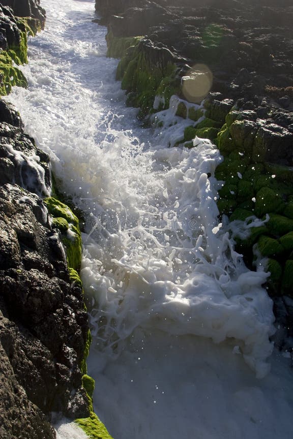 Foam crash stock image. Image of bubbles, blow, coastline - 11433465